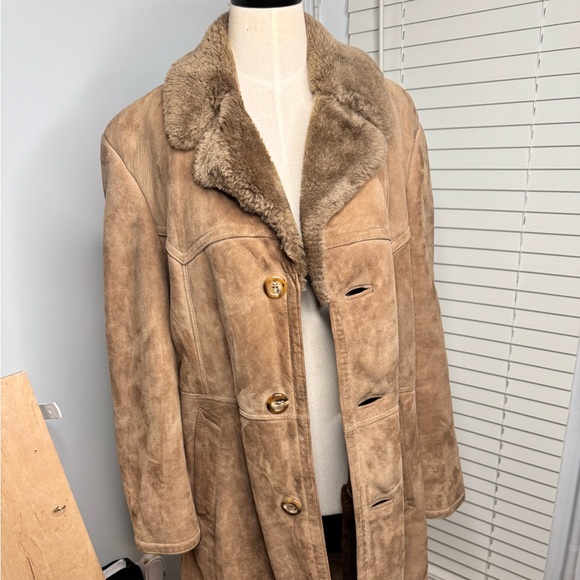 Jackets & Coats | Shearling Coat Vintage | Poshmark